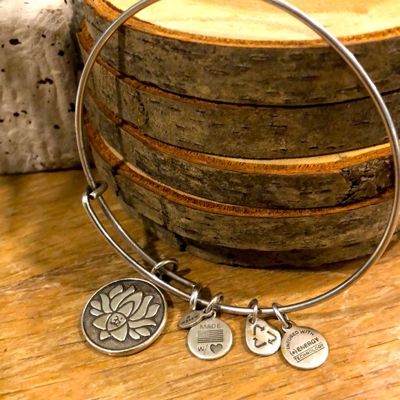 Alex and Ani | Jewelry | Alex And Ani Lotus Ohm Bracelet | Poshmark